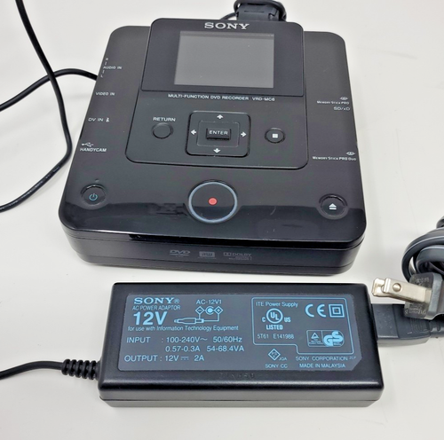 SONY VRD-MC6 DVDirect Multi-Function DVD Recorder Home Video Transfer ...
