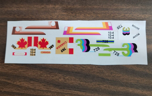 Aurora AFX Custom Street Vans Canada Reproduction Stickers | eBay