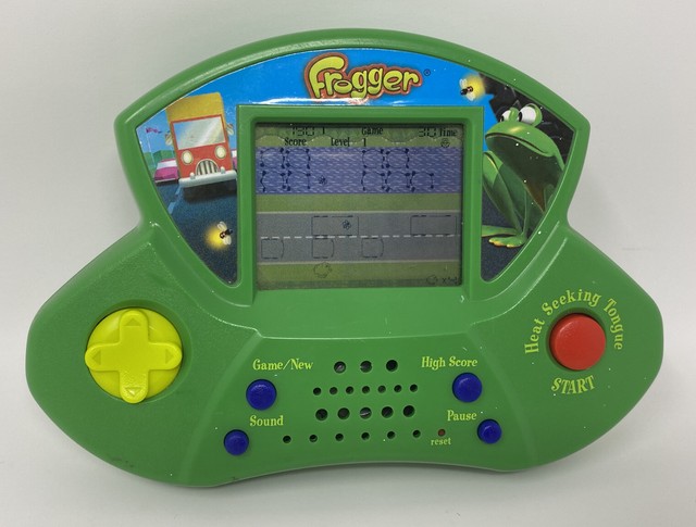 1998 FROGGER GREEN HANDHELD ELECTRONIC CLASSIC ARCADE GAME HASBRO ...