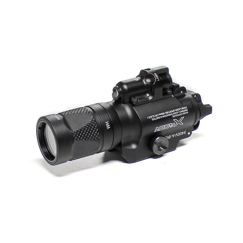 Tactical X400 X400V Red Laser Light LED White Weapon Flashlight SOTAC ...