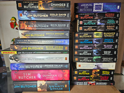 Assorted Jim Butcher Books - Dresden Files, Cinder Spires, Codex Alera ...