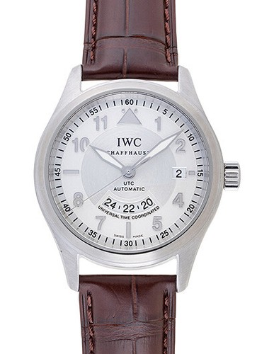 IWC Spitfire UTC IW325112 Silver #K427 | eBay