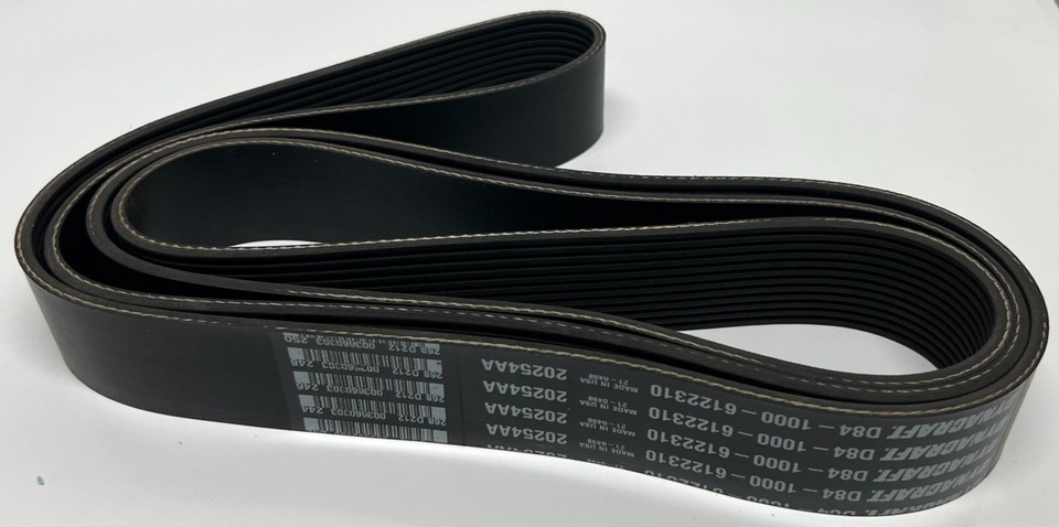 D84-1000-6122310 GENUINE PACCAR DYNACRAFT BELT POLY 12 RIBS X 2310 OEM ...