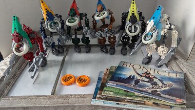 2004 LEGO Bionicle Vahki Six Complete With Disks (8614 - 8619 ...