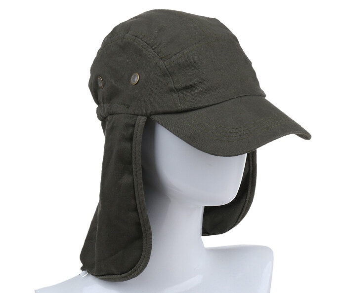 Unisex Neck Flap Over Brim 100% Cotton Legionnaire Baseball Cap Extra ...