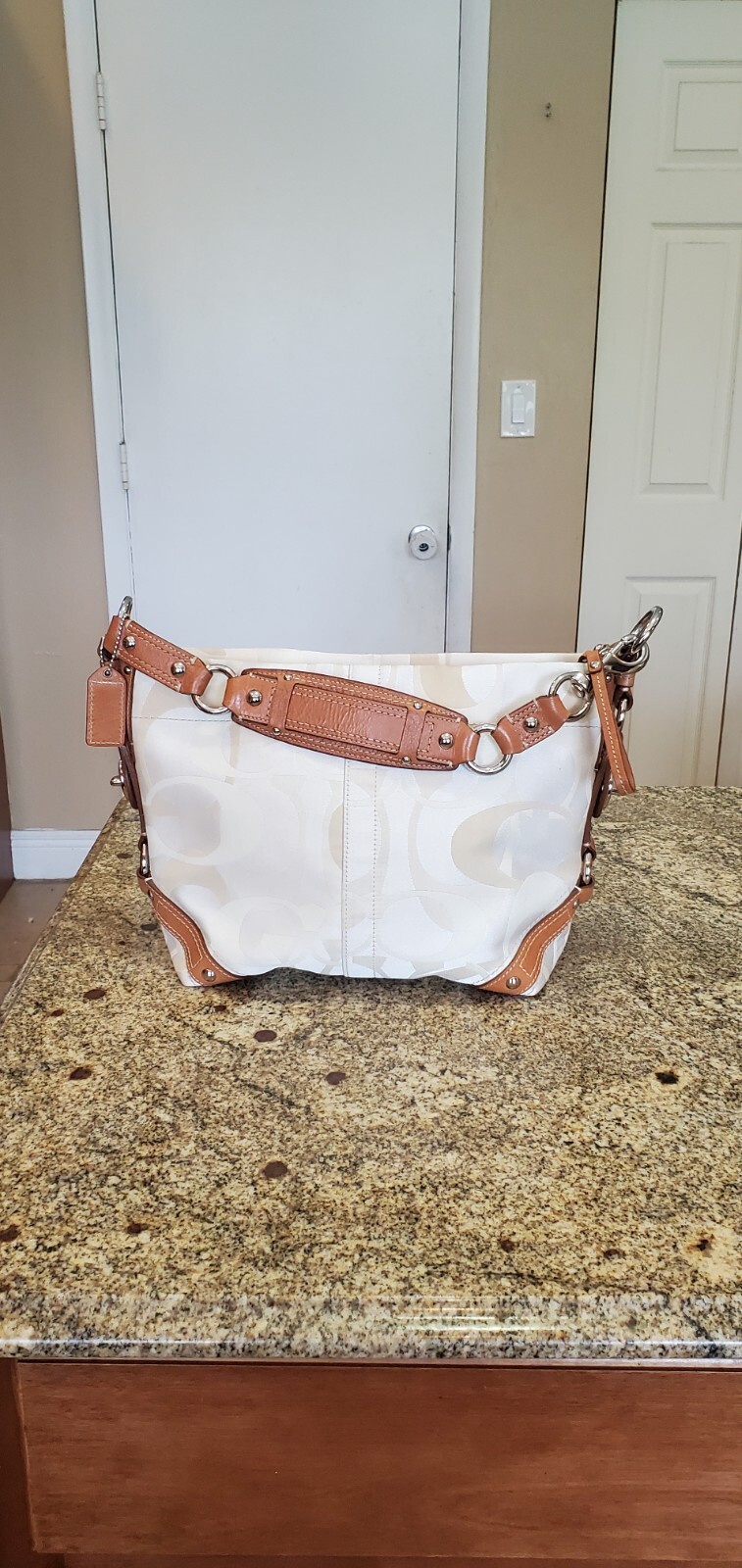 Coach Authentic Shoulder Bag in Beige, Cream, Khaki a… - Gem