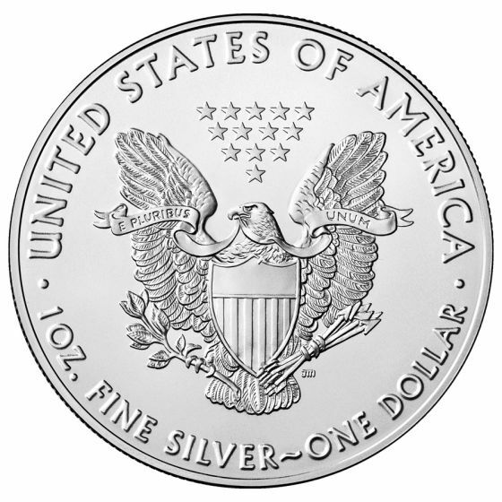 2018 Silver American Eagle BU 1 Coin 1 Oz $1 Dollar Uncirculated ...