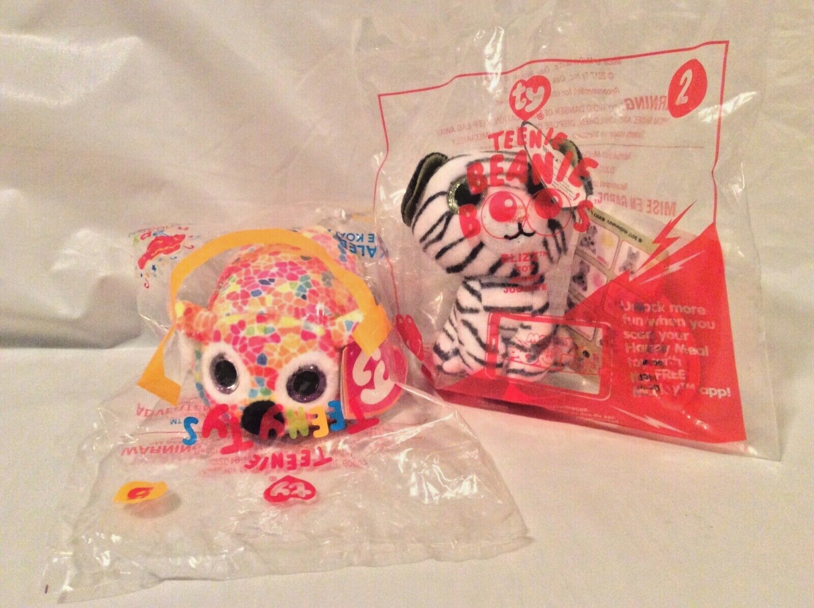 Lot of 2 McDonalds Happy Meal Toys: 2017 #2 BLIZZ and 2019 #8 KALEB TY ...