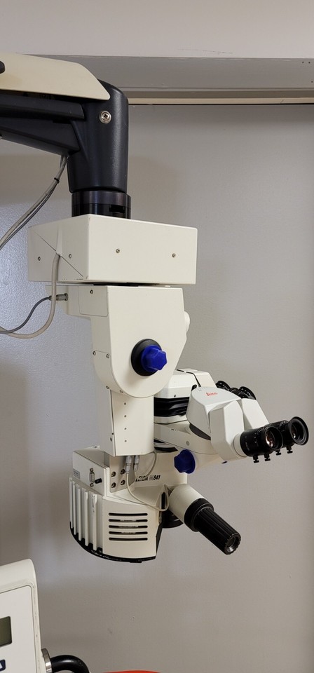 LEICA OPERATING MICROSCOPE M841 EBS FLOORSTAND OPHTHALMOLOGY VITREO ...
