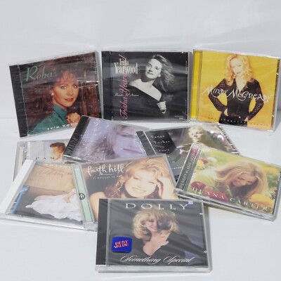 90s Female Country Music 10 CD Lot : Dolly Reba Faith Trisha Tanya and ...
