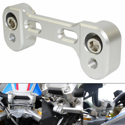 Handlebar Riser Move Bar 20mm Up and 17mm Back Silver For BMW G310GS ...