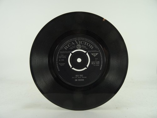 JIM REEVES OLD TIGE 100/2 (100) 2 Track 7" Single also Plain Paper ...