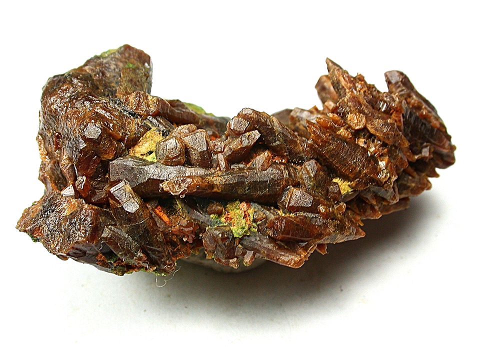MINERALS : SPLENDID FLOATER OF PARISITE-Ce XTLS WITH GREEN ANNABERGITE ...