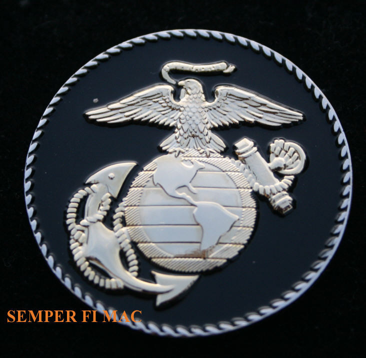 2 TWO US MARINES EGA SEAL CHALLENGE COIN MCRD GRADUATION GIFT BOOT CAMP ...
