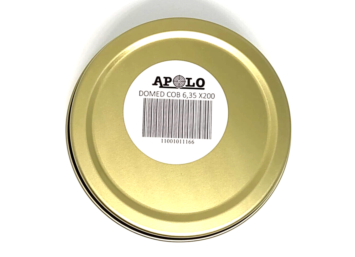 APOLO AIR BOSS Premium DOMED 200 Count COPPER PLATED 6.35mm .25 Caliber ...