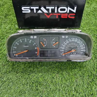HONDA CIVIC EE EF CRX VTEC INSTRUMENT CLUSTER SPEEDOMETER ODOMETER 88 ...