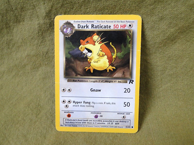 Pokemon Trading Card - Team Rocket: Dark Raticate 51/82 | eBay