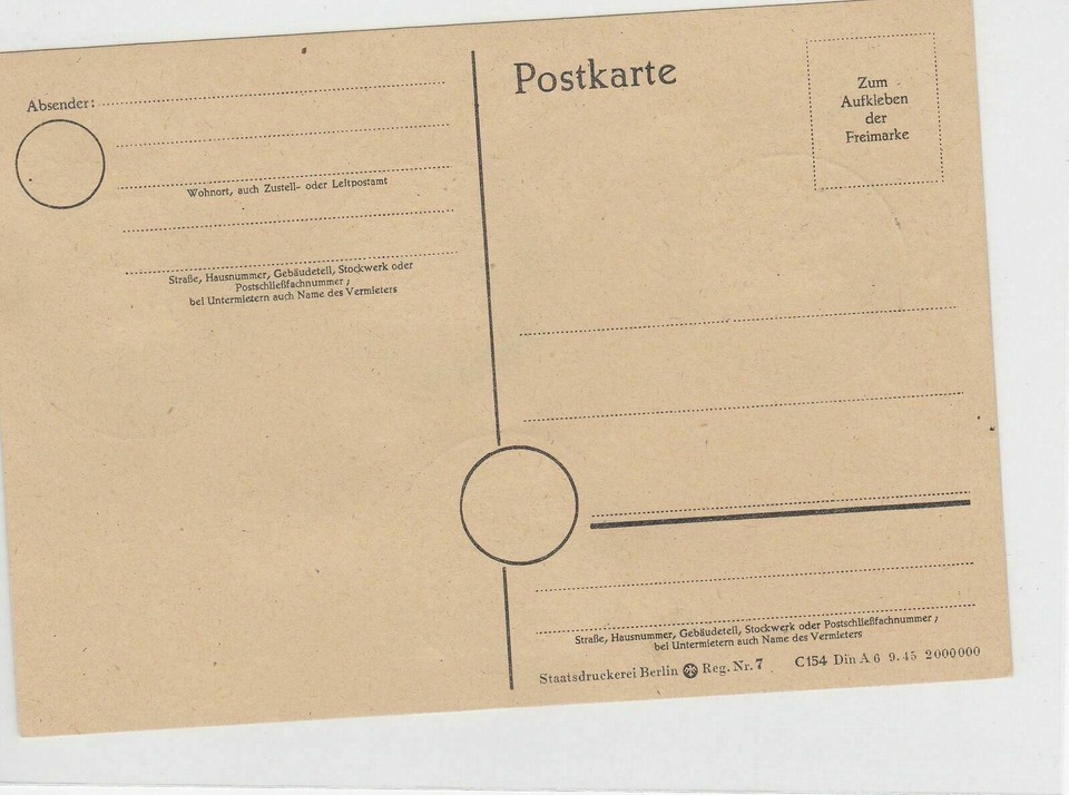 German Postal History Stamps Postcard Ref: R5153 | eBay