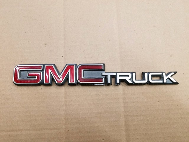 15675400 GMC Truck Tailgate Emblem Badge 92-98 Sierra Sonoma Jimmy ...