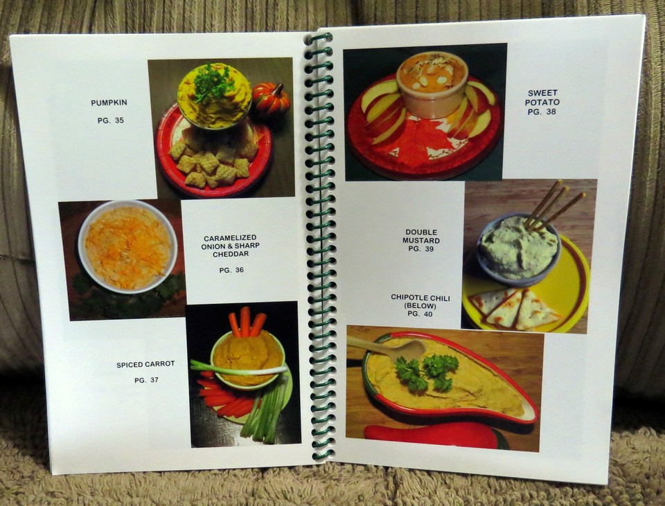 COLORFUL HUMMUS WITH A TWIST RECIPE BOOK AMERICAN PARTY DIPS UNUSUAL ...