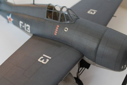 1:33 Scale Grumman F4F Wildcat Fighter DIY Handcraft PAPER MODEL KIT | eBay