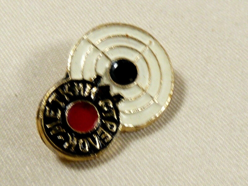 Enamel Lapel Pin Russian Soviet Sharpshooter Sure shot Target Accurate ...