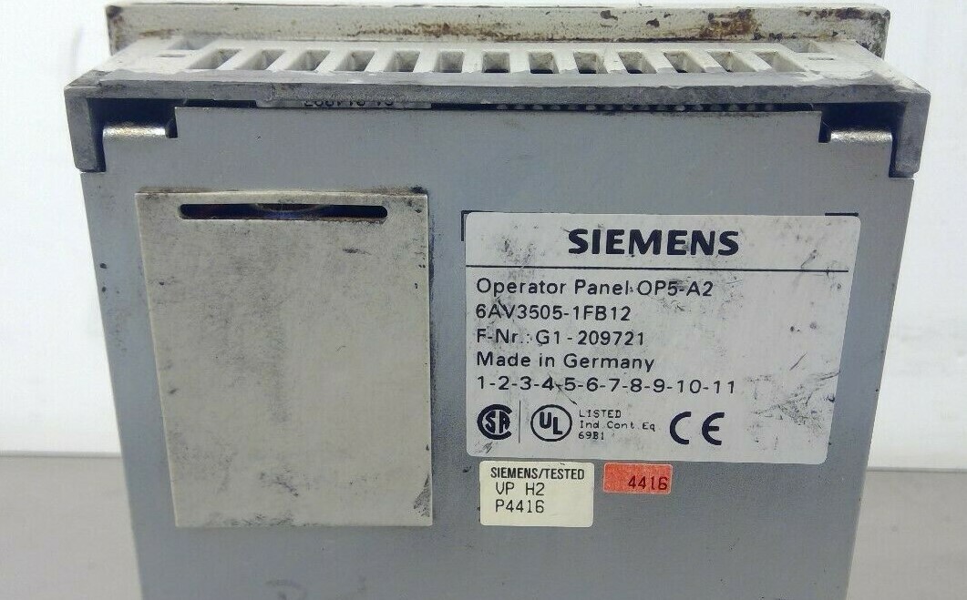 Siemens COROS OP5 Operator Panel OP5-A2 / 6AV3505-1FB12 4G | eBay