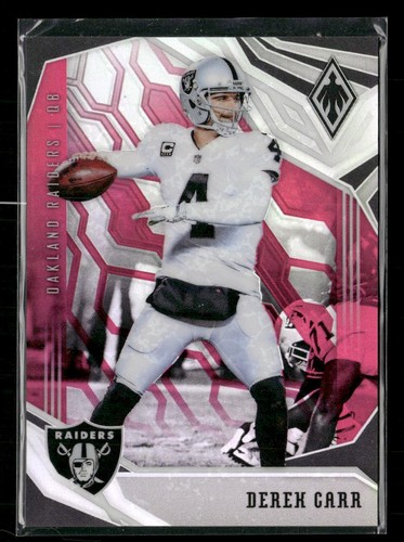 2018 Panini Phoenix #76 Derek Carr Pink #/199 | eBay