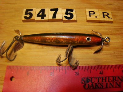 U5475 PR SHAKESPEARE WOODEN SLIM JIM FISHING LURE | eBay