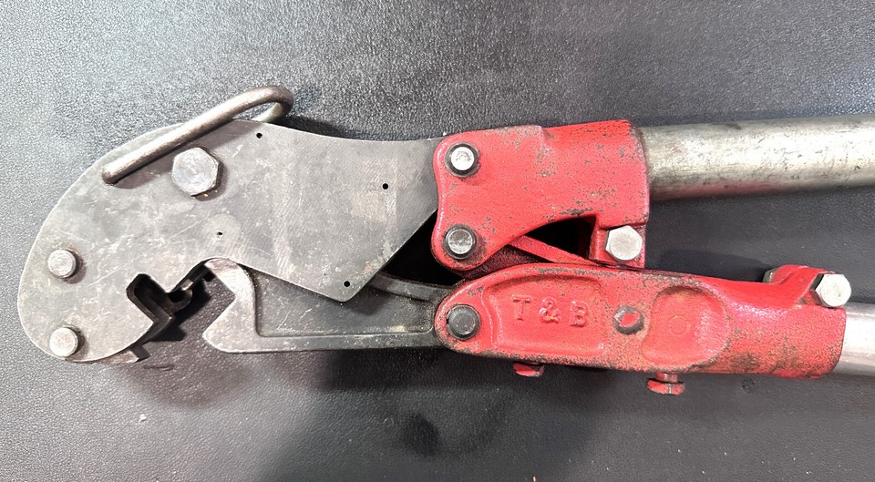 Thomas & Betts TBM5 Compression Lug & Splice Terminal Crimper Tool + 3 ...