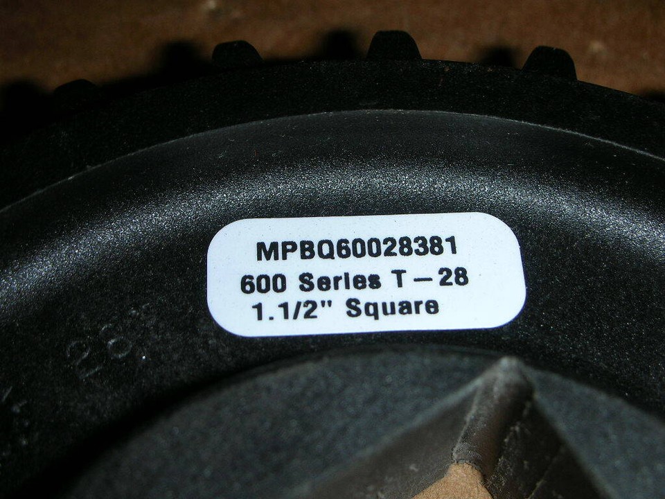 Regina Matveyor MPBQ60028381 Conveyer Sprocket 28-Teeth 1.5" Sq. Bore 1 ...