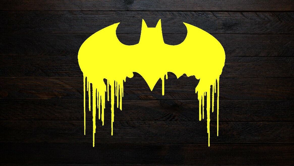 DIY Art Project Paint Reusable Stencil Silhouette - Batman Bleeding Bat ...
