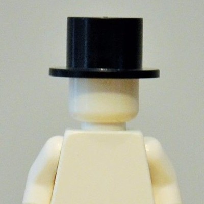 New Genuine LEGO Black Top Hat Wedding City | eBay