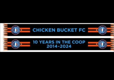CHICKEN BUCKET FC SCARF - NYCFC - NEW YORK CITY FC - MLS - NEW YORK ...