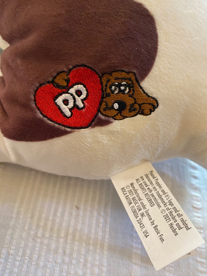 HASBRO 17” Pound Puppies Classic Stuffed Animal Plush Toy Floppy Dog ...