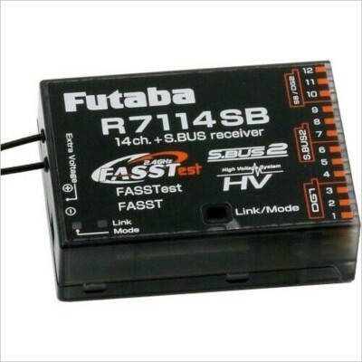 2.4GHz S.BUS Receiver FASST/FASSTest #R7114SB (RC🏎️WillPower) Futaba | eBay