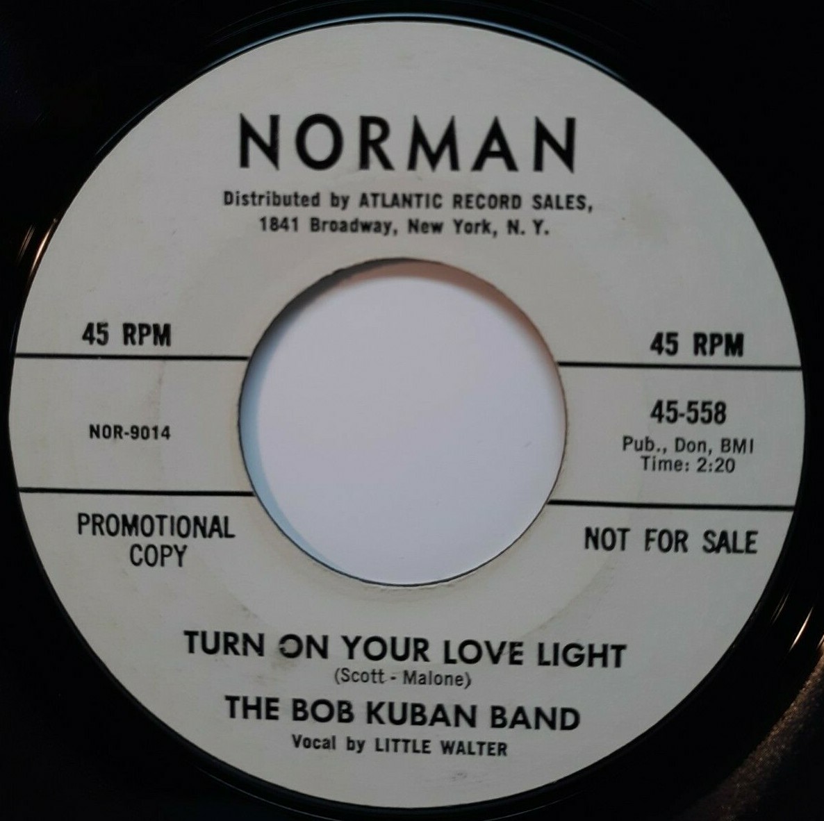 THE BOB KUBAN BAND 45 RPM NORTHERN SOUL, TURN ON YOUR LOVE LIGHTS ...