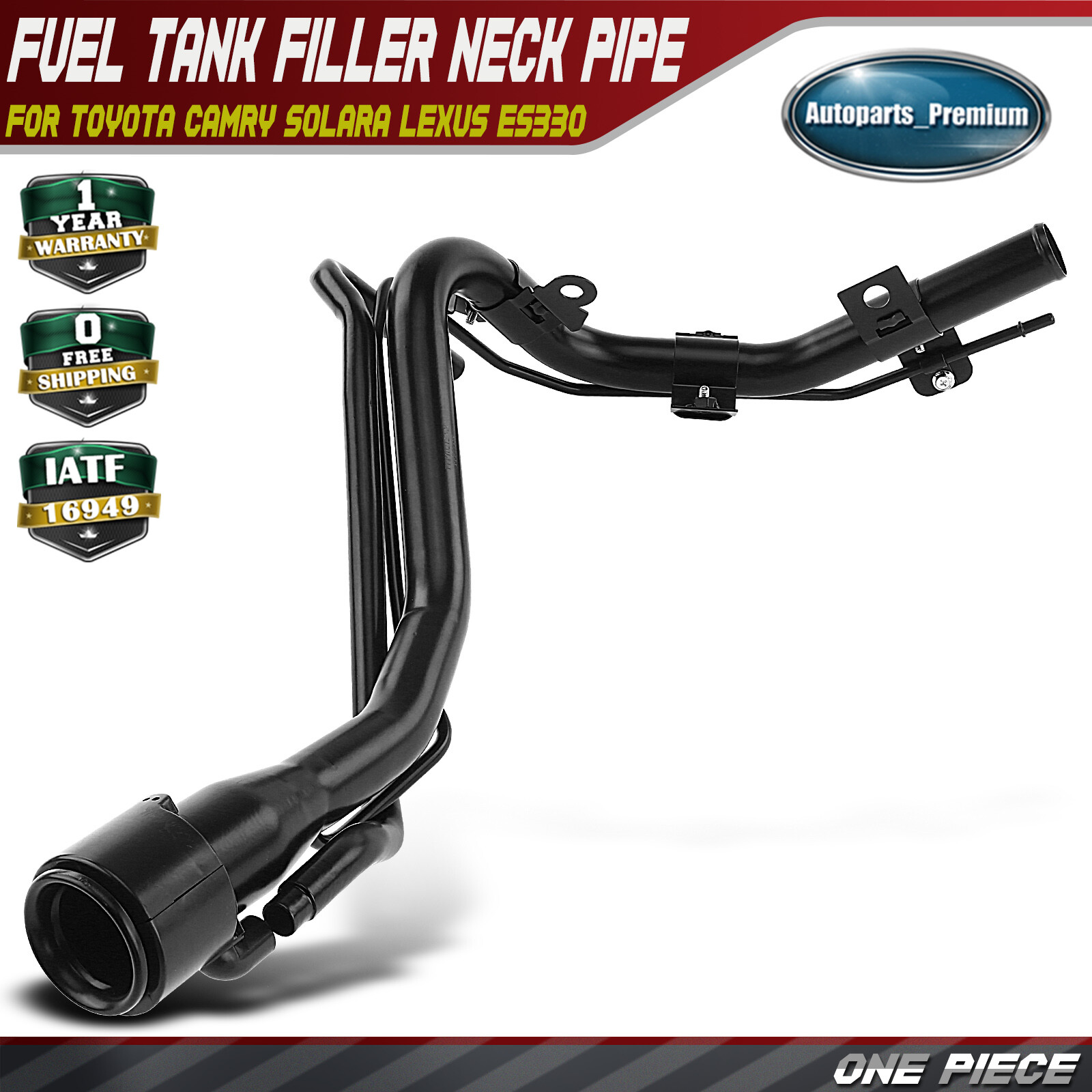 Fuel Tank Filler Neck w/ Cap for Toyota Camry Solara 04-06 Lexus ES330 ...