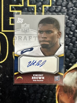 2011 Topps Rising Rookies Rookie Auto Vincent Brown #149 Auto | eBay