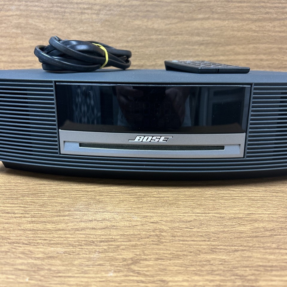 Bose Wave Music System AM/FM CD Player Clock Radio w Remote AWRCC1 ...