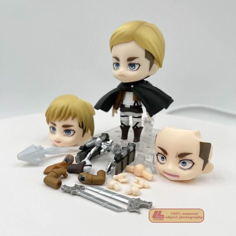 Anime Titan Erwin Smith 775 Big Head Cute Face change Figure Toy Gift ...