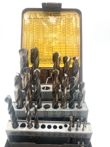 Lawson Regency Mechanic's Length 29 Piece Drill Bit Set 1/16" - 1/2 ...