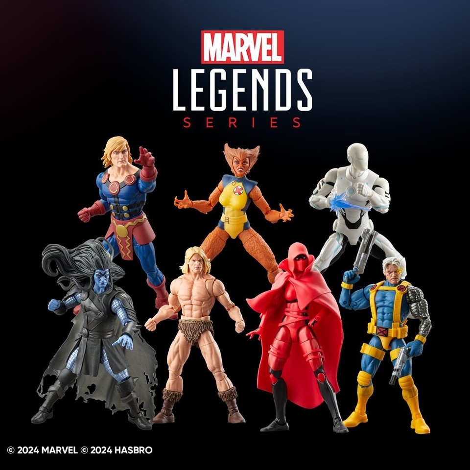 2024 Marvel Comic Legends ZABU BAF Set of 7 6" Scale Hasbro Action ...