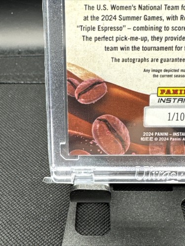 2024 PANINI INSTANT * TRIPLE ESPRESSO * TRIPLE AUTO 1/10 RODMAN, SMITH ...