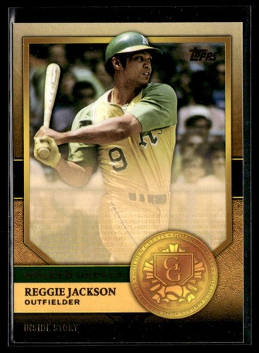 2012 Topps Update #GG-92 Reggie Jackson Golden Greats Baseball Card ...