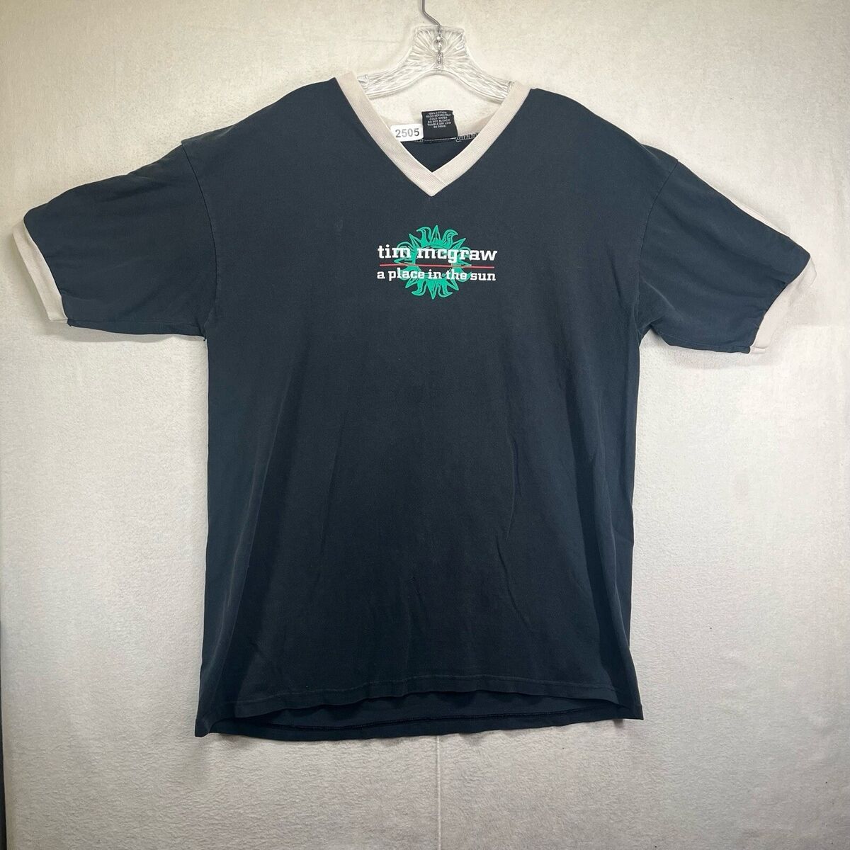 Vintage Tim McGraw Jersey Style Band T Shirt A Place In The Vintage Tim McGraw Jersey Style Band T Shirt A Place In The