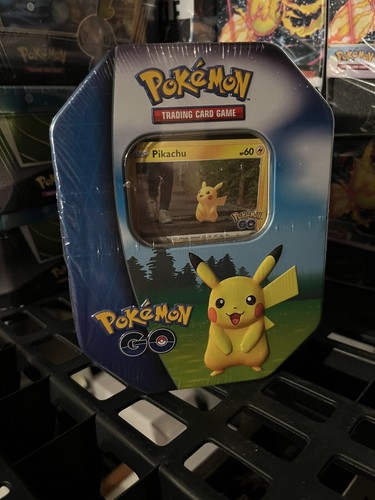 Pokemon TCG Pokemon Go PIKACHU Gift Tin Factory Sealed - 4 Booster ...
