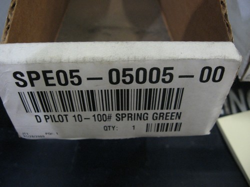 SPENCE ENGINEERING TYPE D PILOT SPRING 10-100 PSIG NOS 05-05005-00 | eBay