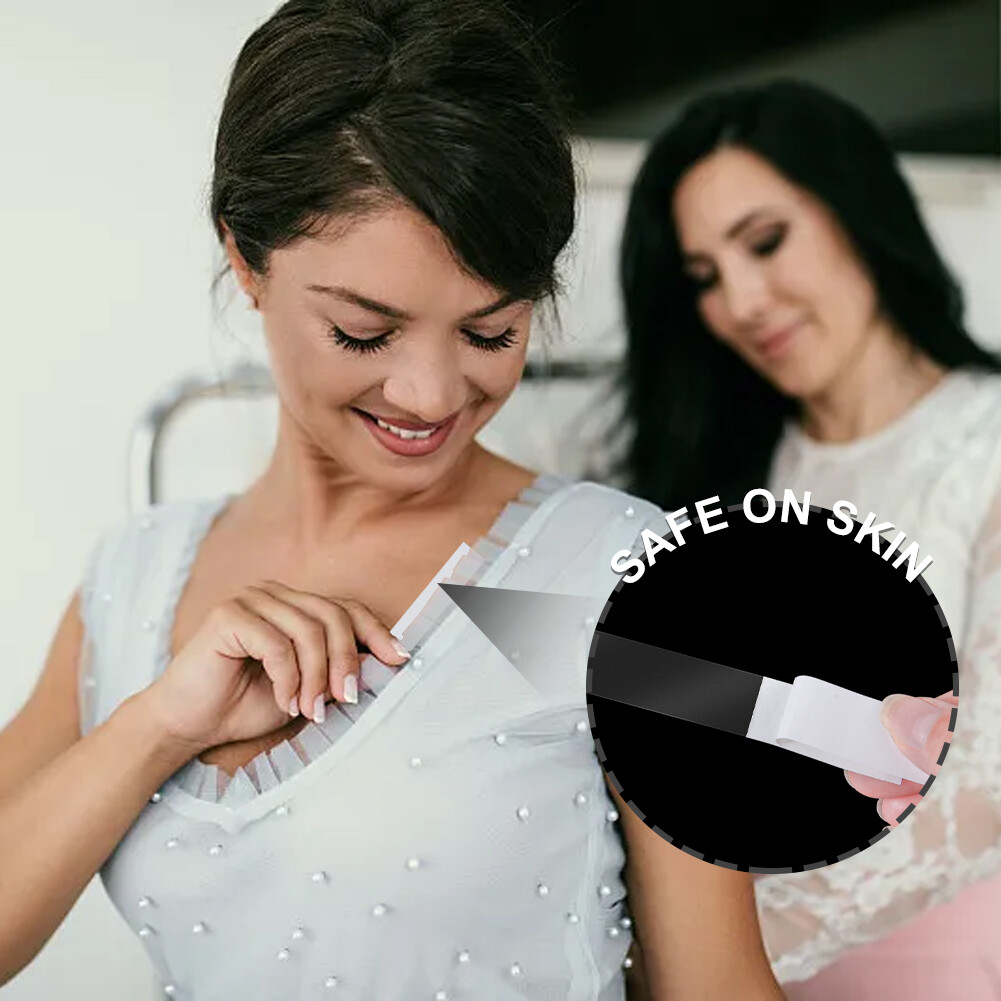 Party Outfits Double Sided Skin Fabrics Dress SelfBody Tape | eBay