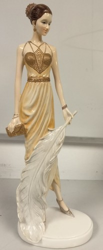 Seymour Mann Handcrafted Resin Beautiful Lady Figurine 14" Tall | eBay